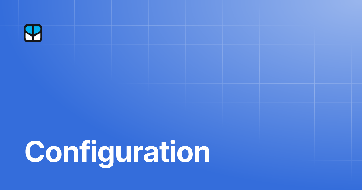 Configuration | Elsa 3