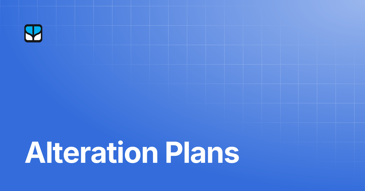 Alteration Plans | Elsa 3