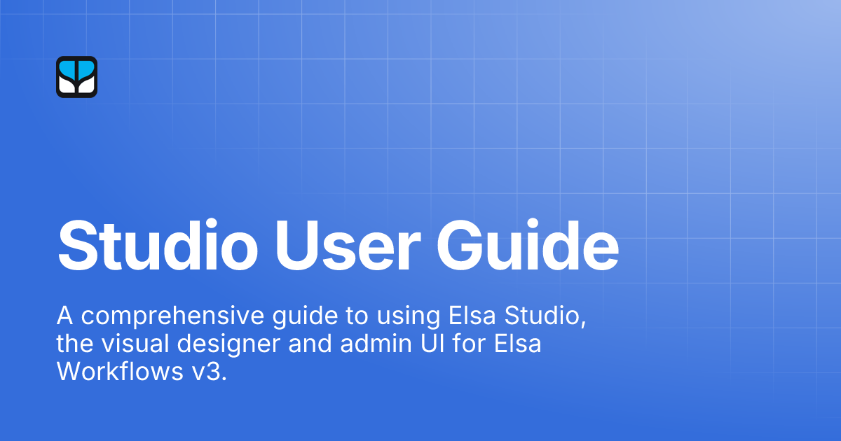 Studio User Guide | Elsa 3