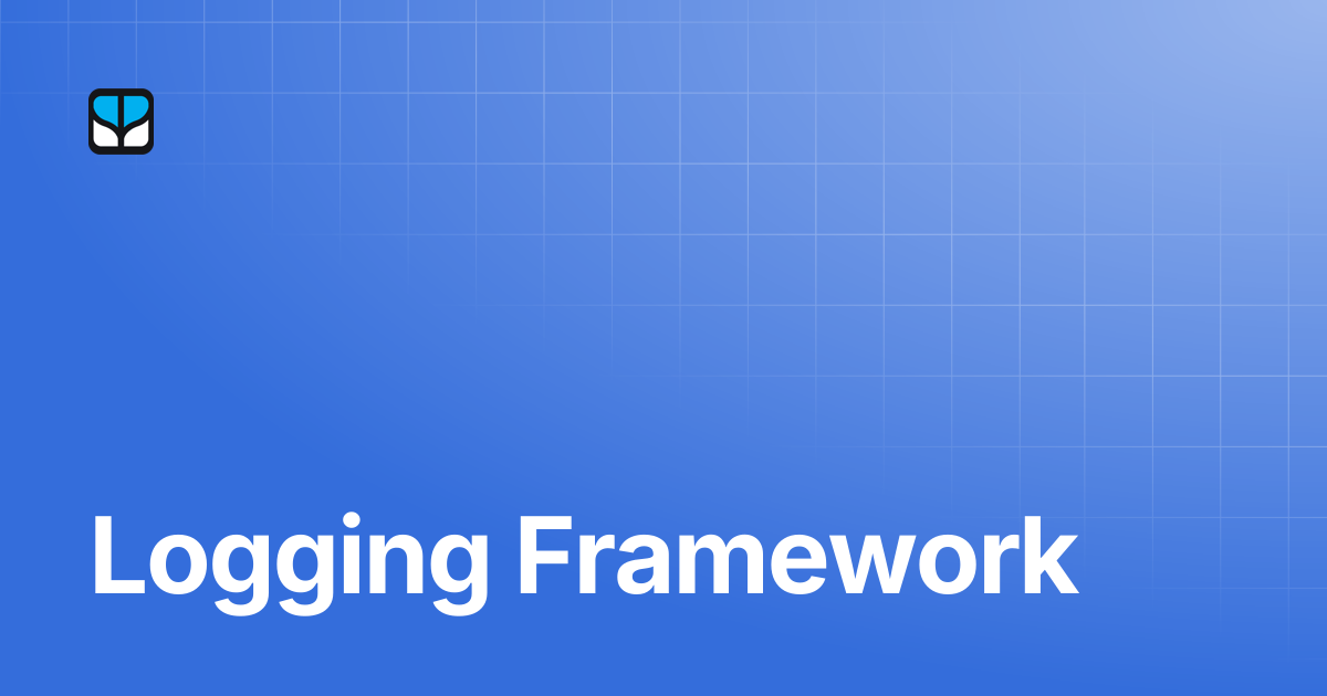 Logging Framework | Elsa 3