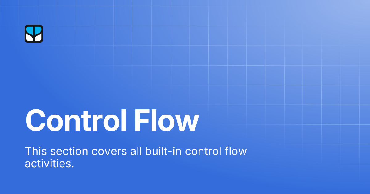 Control Flow | Elsa 3 Control Flow | Elsa 3